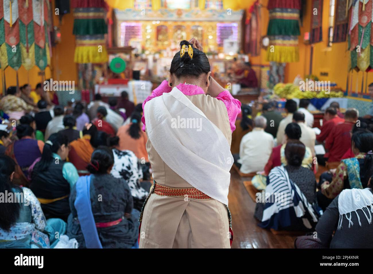 Buddhist prayer room hi-res stock photography and images - Alamy