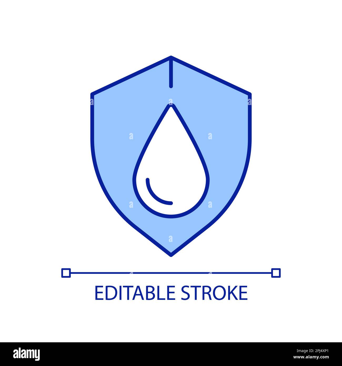 Water sources security RGB color icon Stock Vector Image & Art - Alamy