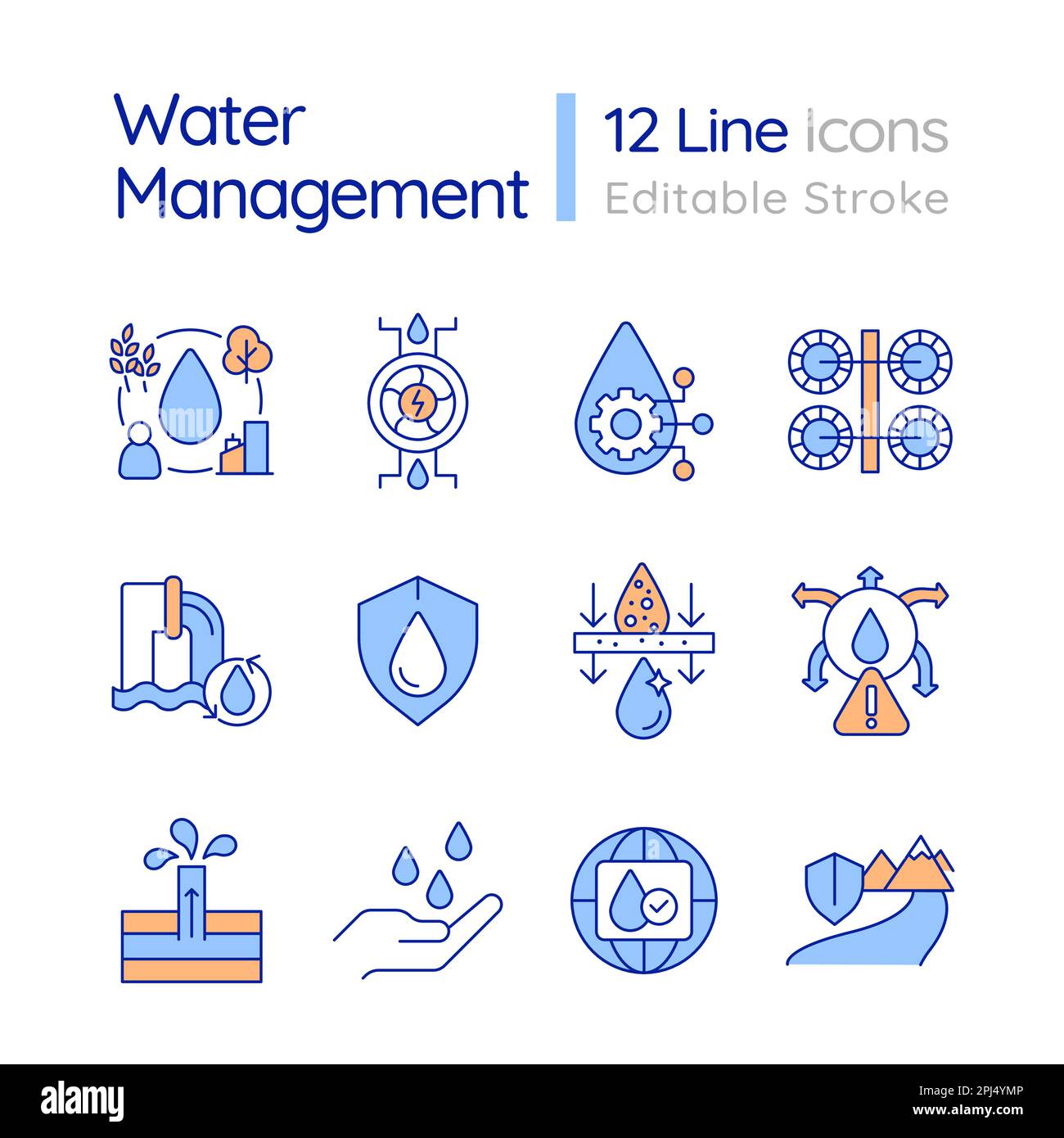 Water supply security Stock Vector Images - Alamy