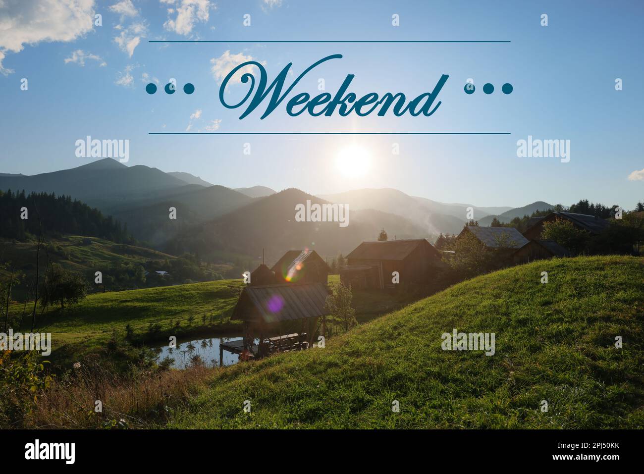 Happy sunny friday hi-res stock photography and images - Alamy