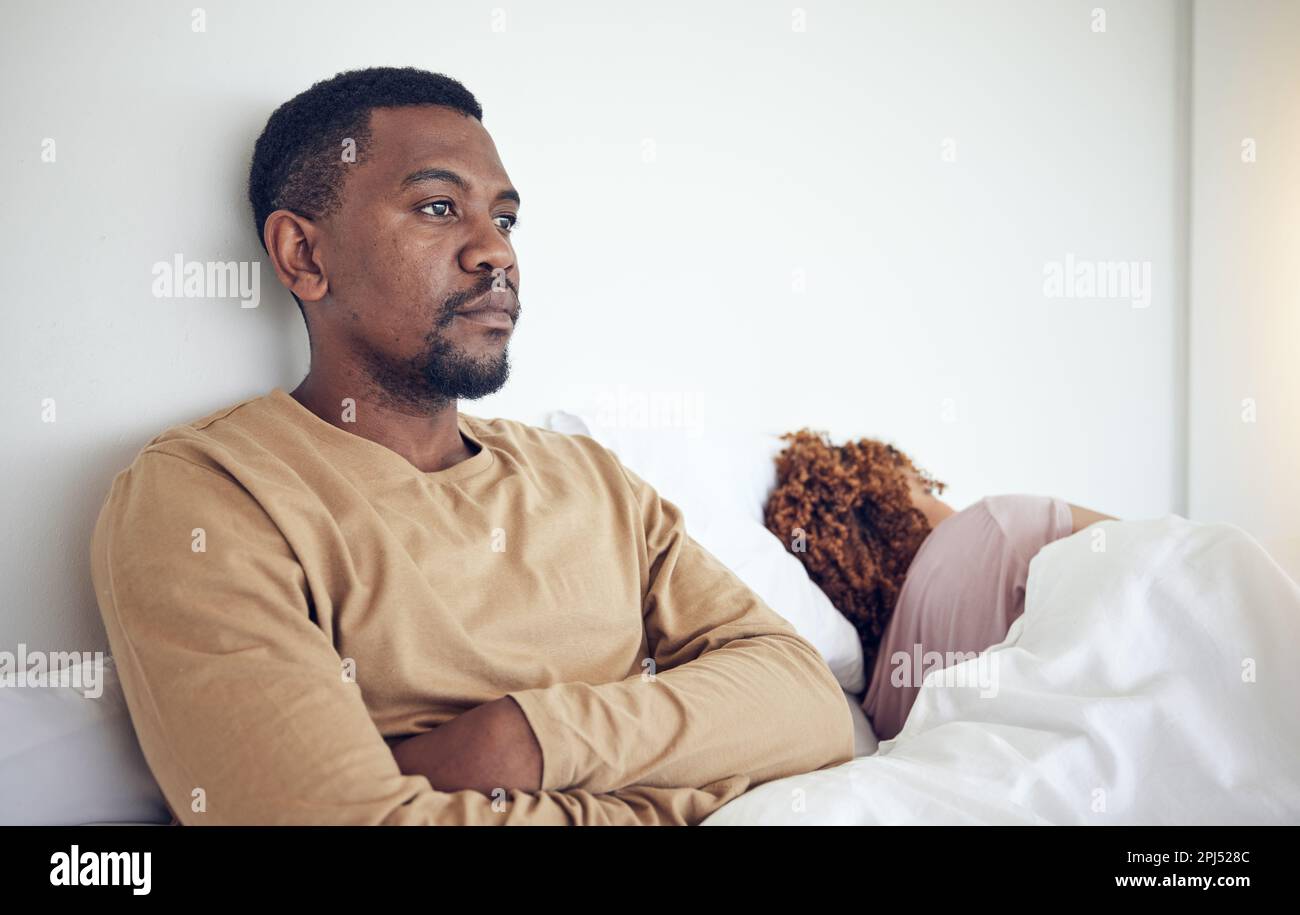 Frustrated Man Bed