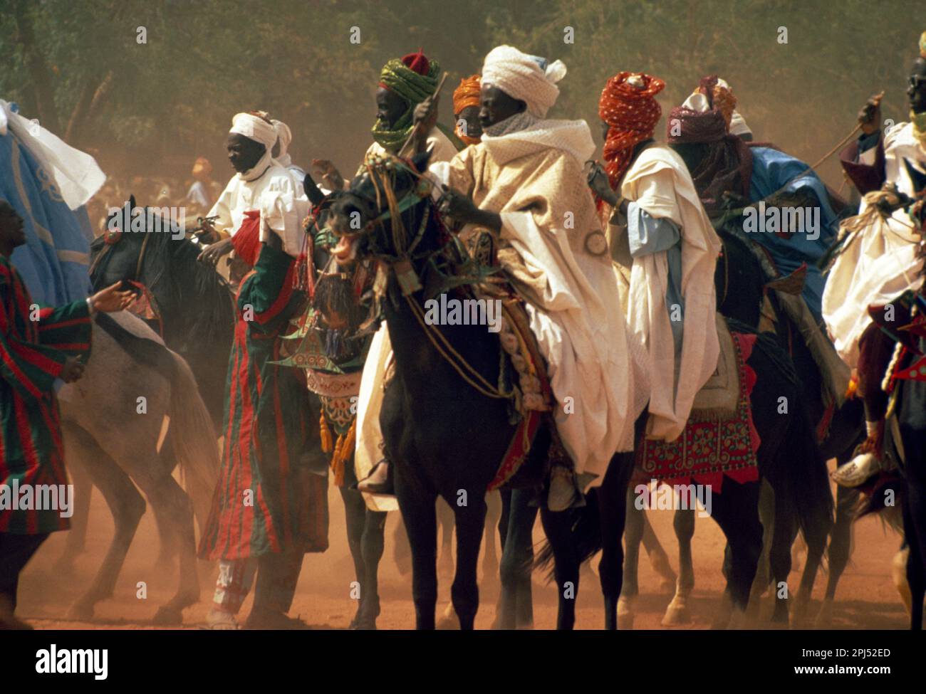 Kano Nigeria Men On Horseback Stock Photo - Alamy