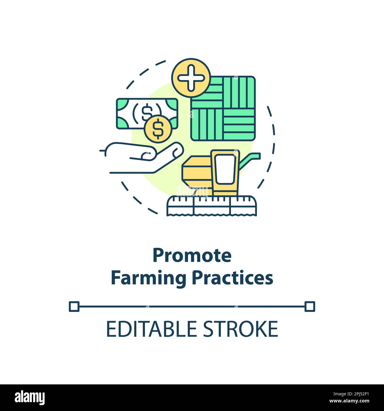 Promote presentation concept icon Cut Out Stock Images & Pictures - Alamy