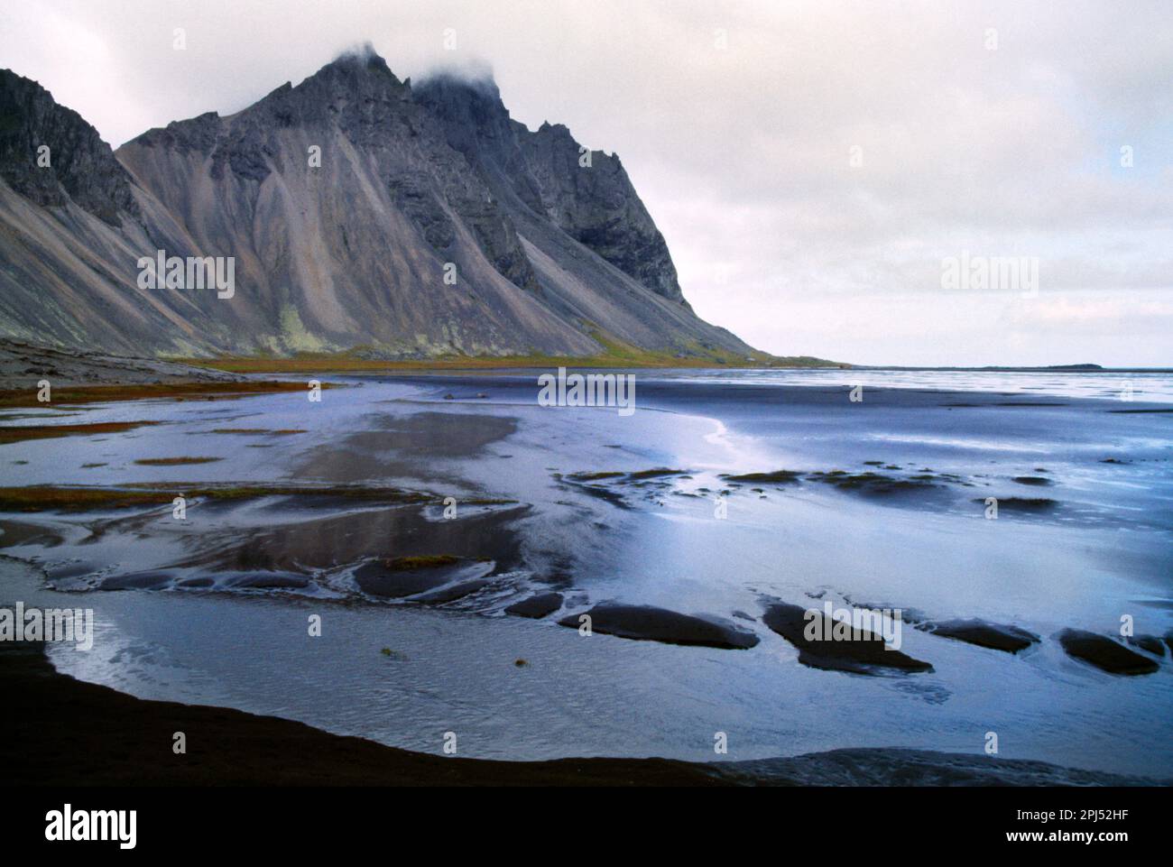 Hofn iceland Landscape Beach Stock Photo - Alamy