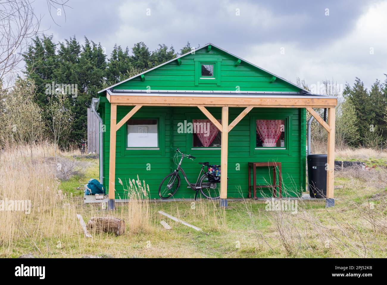 Groningen, The Netherlands - March 20, 2023: Tiny houses Westpark in ...