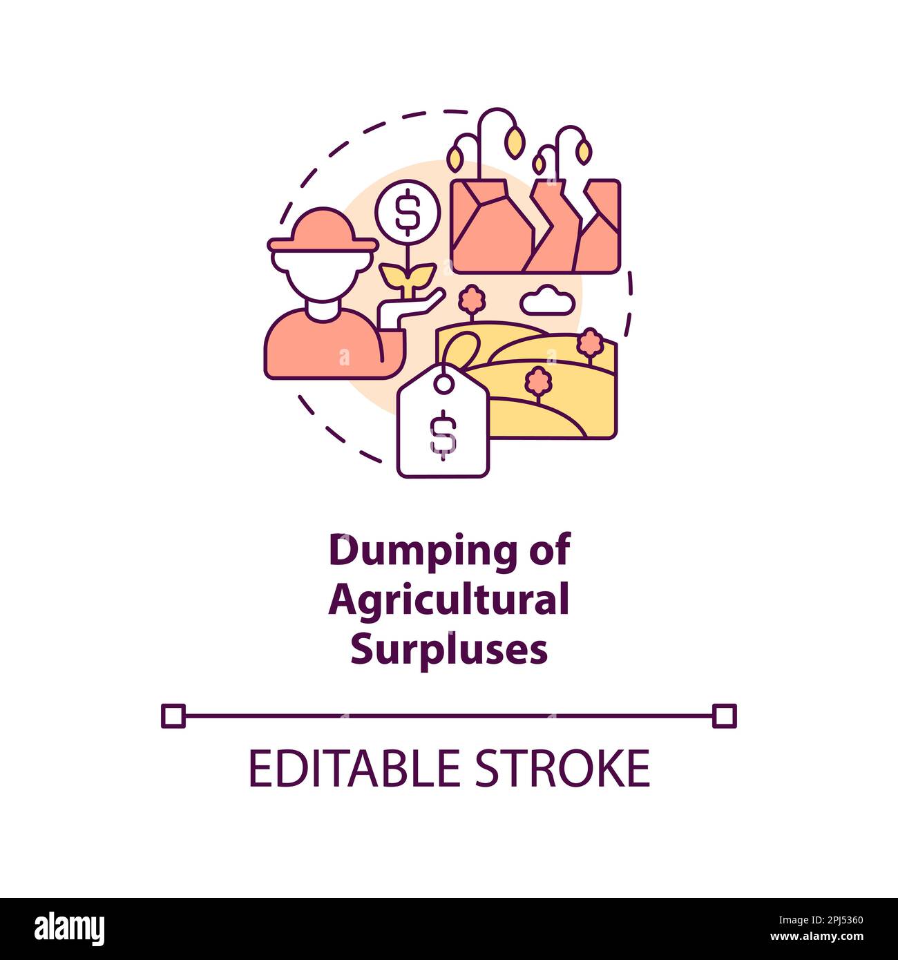 Food surpluses Stock Vector Images - Alamy