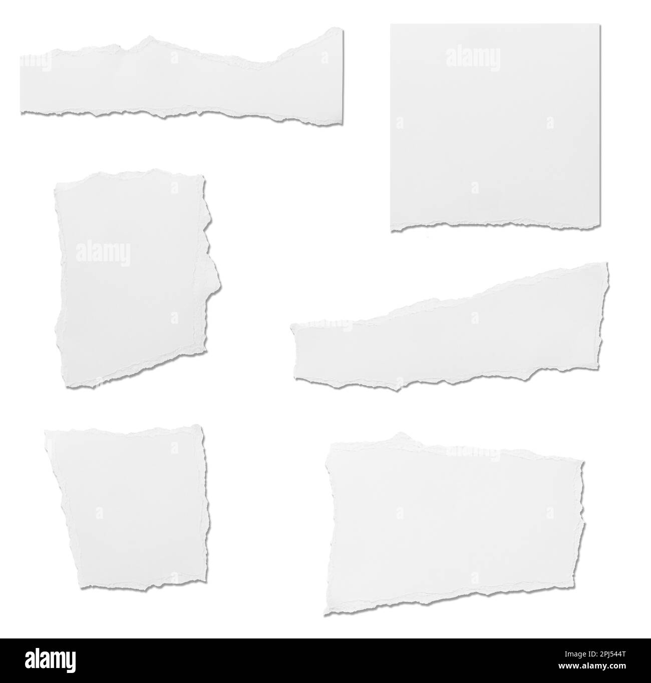 white paper ripped message torn Stock Photo - Alamy