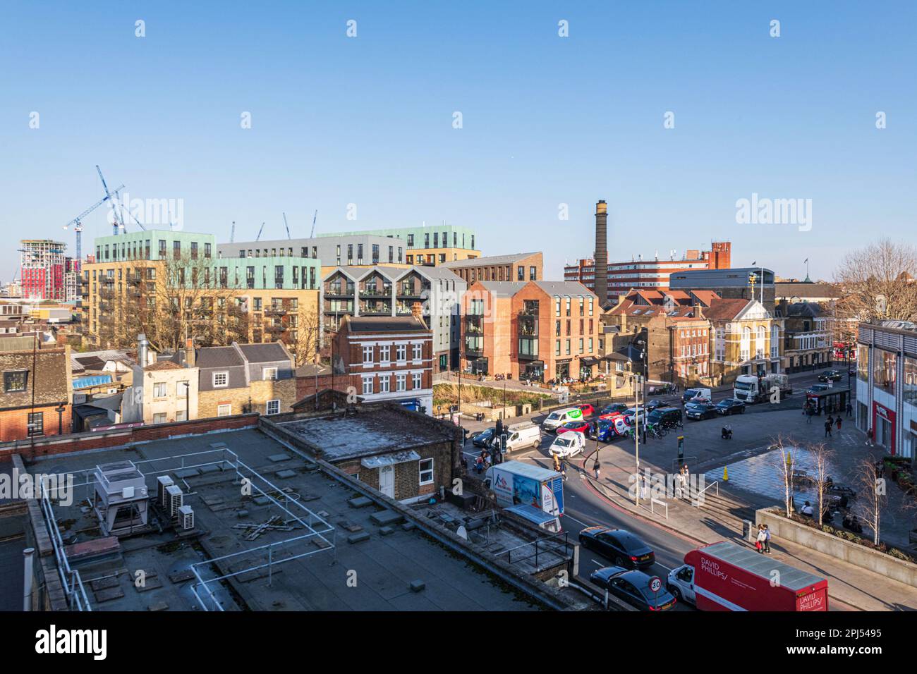 Elevated photo of Wandsworth Southside and The Ram Quarter Development ...