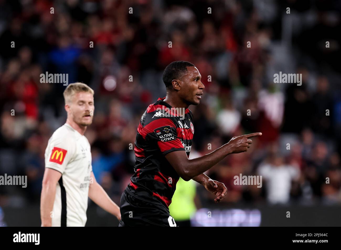 Sydney, Australia, 31 March, 2023. Marcelo of Western Sydney Wanderers ...
