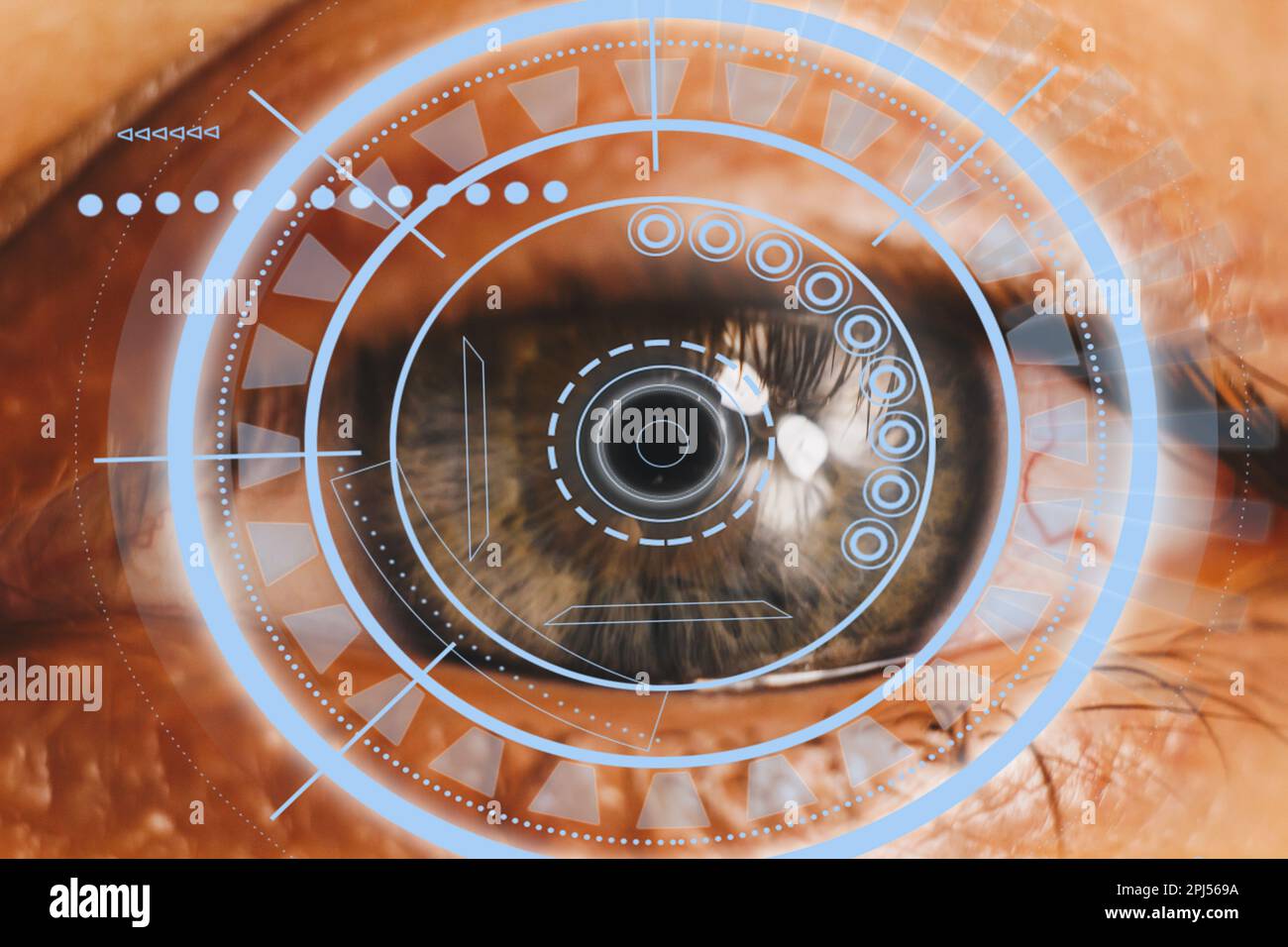 Dna concept eyes hi-res stock photography and images - Alamy