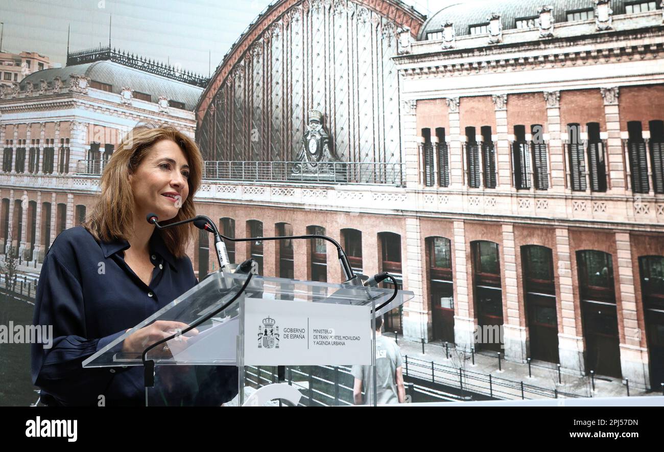Minister Raquel Sánchez presents the new name of Madrid Puerta de ...