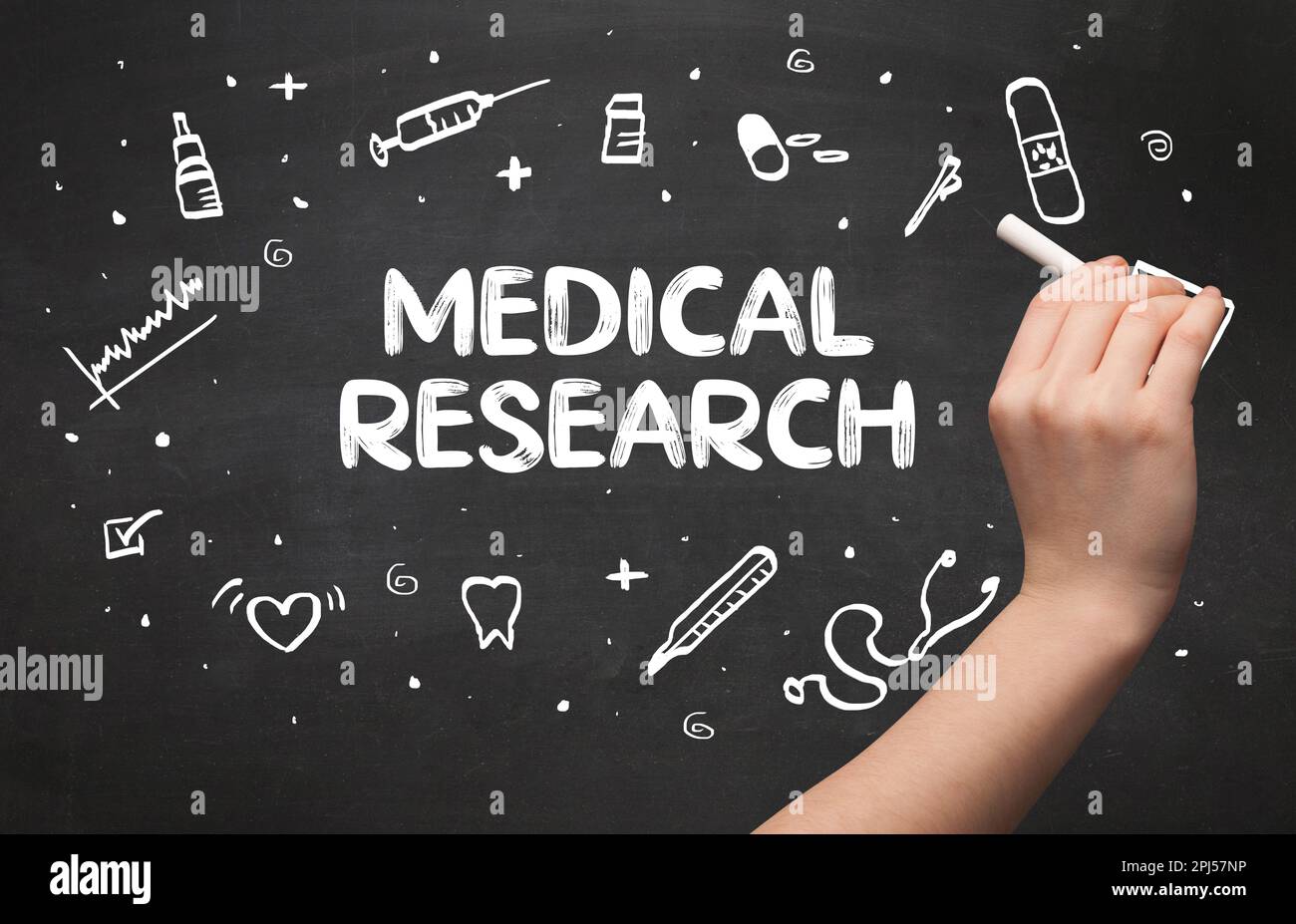 Hand drawing medical concept concept Stock Photo - Alamy