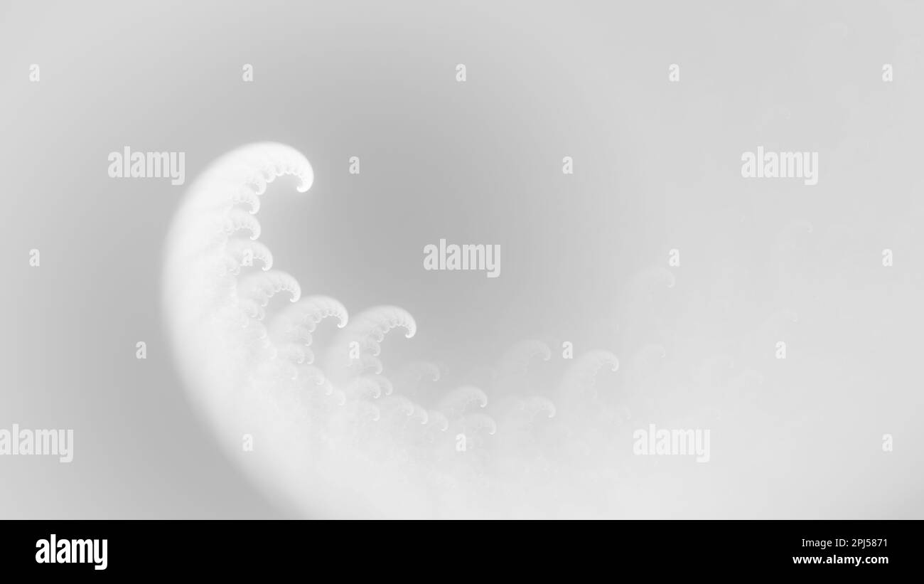 White abstract ethereal wispy smoke tentacles wallpaper background ...