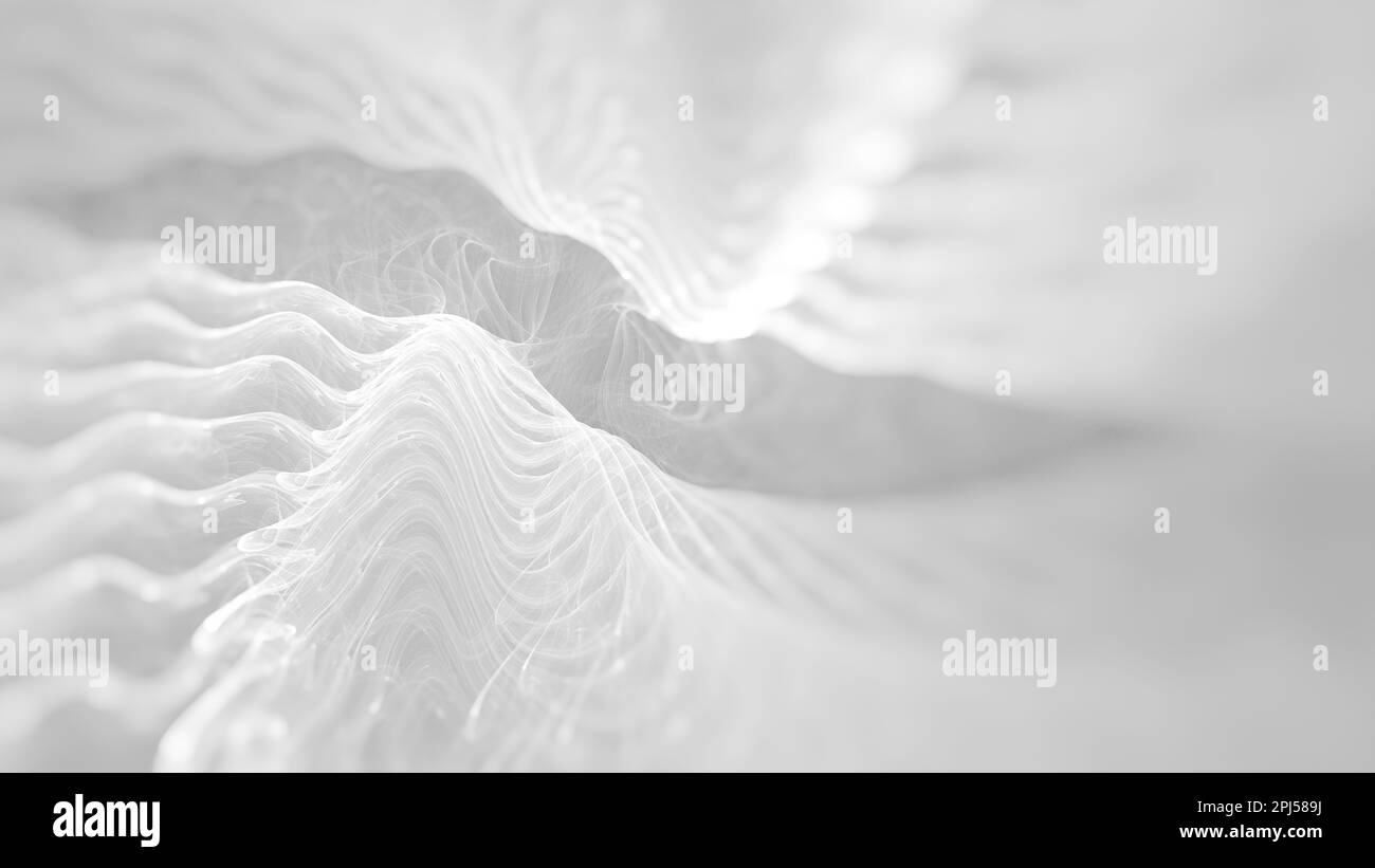 White abstract ethereal wispy smoke waves event horizon wallpaper ...