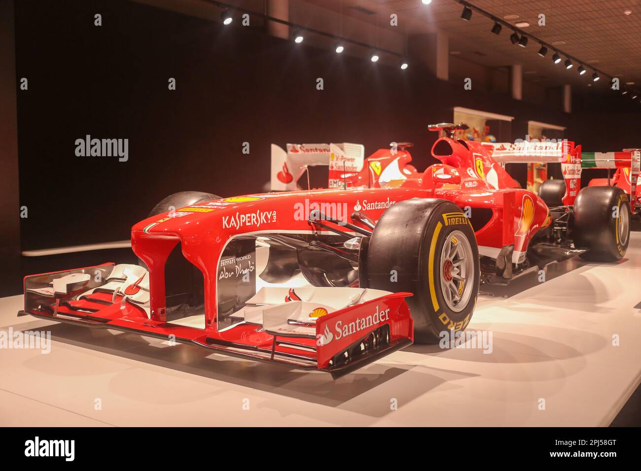 Cayes, Spain. 30th Mar, 2023. The Ferrari F138 in which he would ...