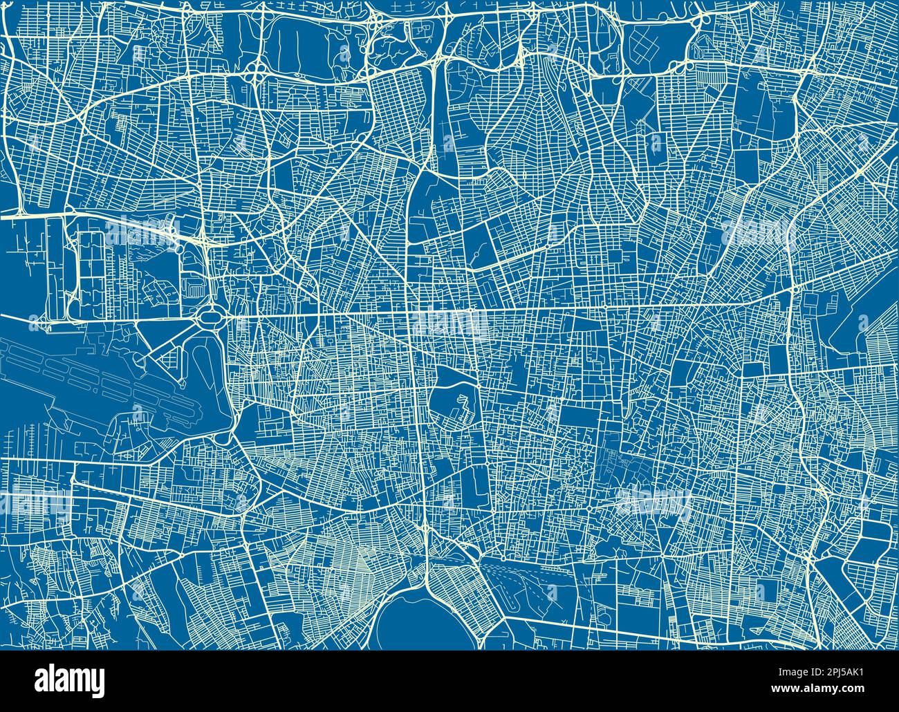 Blue and White vector city map of Tehran with well organized separated layers Stock Vector Image ...