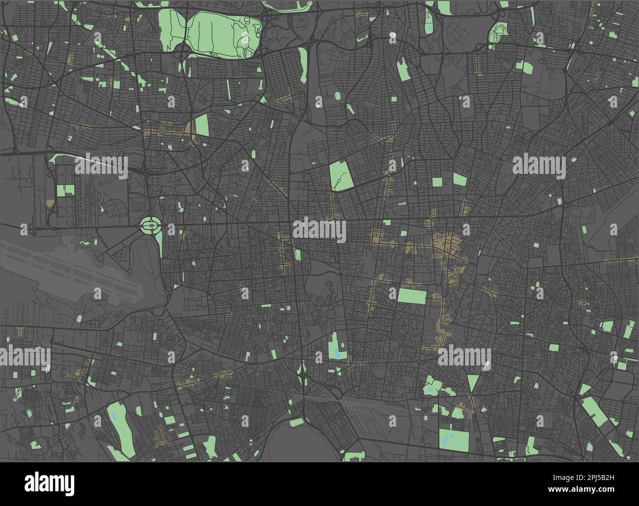 Tehran vector map with dark colors Stock Vector Image & Art - Alamy