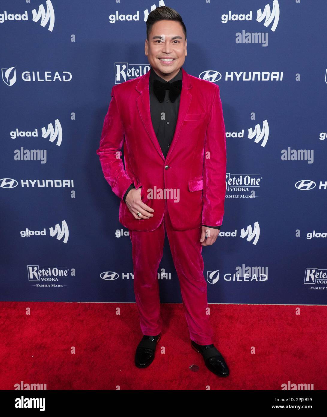 Marc Anthony Nicolas arrives at the 34th Annual GLAAD Media Awards held ...