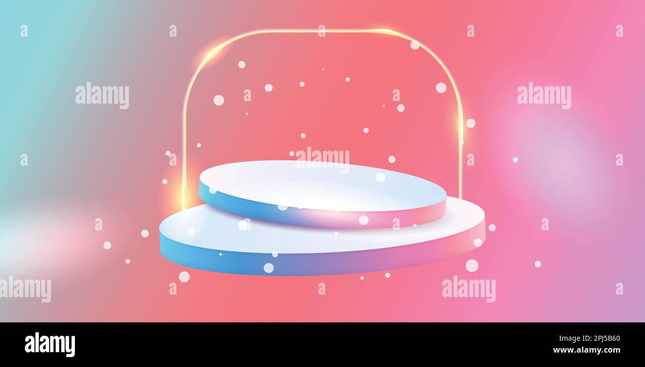 Product presentation icon in flat style. Mockup product display vector ...