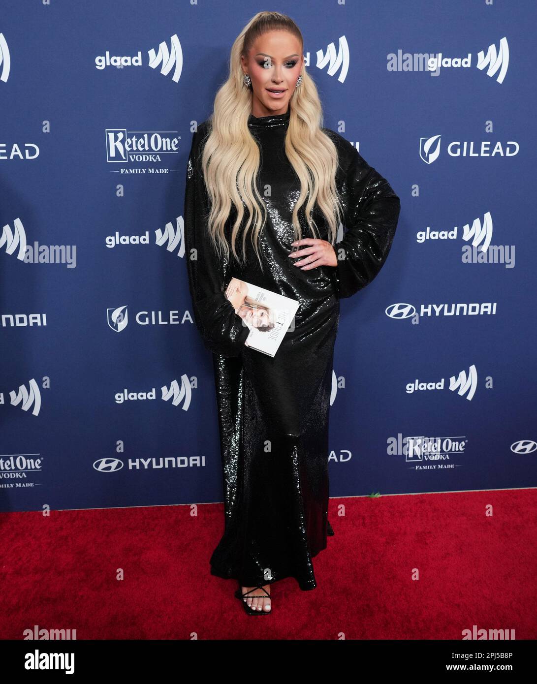 Gigi Gorgeous arrives at the 34th Annual GLAAD Media Awards held at the ...