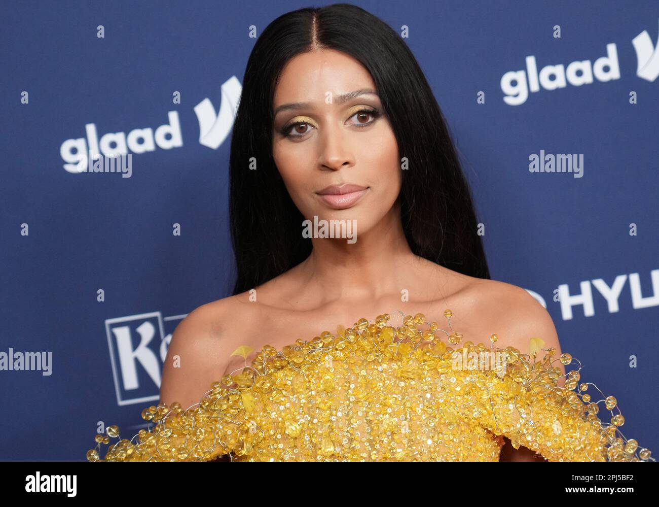Los Angeles, USA. 30th Mar, 2023. Isis King arrives at the 34th Annual GLAAD Media Awards held ...