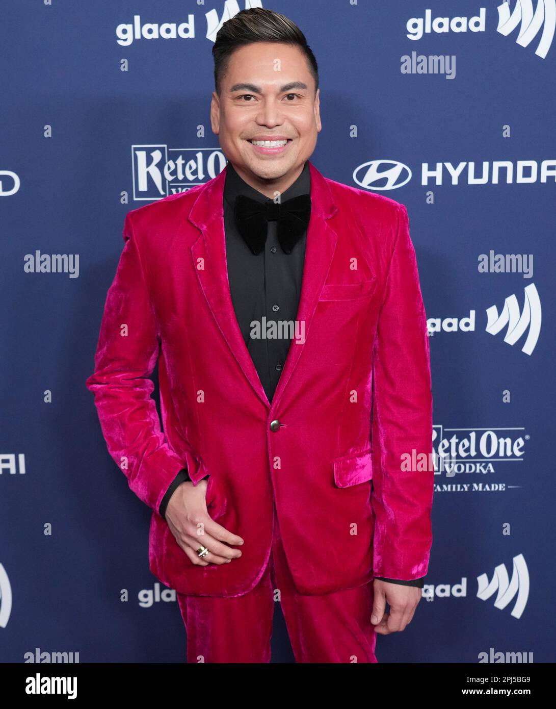 Marc Anthony Nicolas arrives at the 34th Annual GLAAD Media Awards held ...