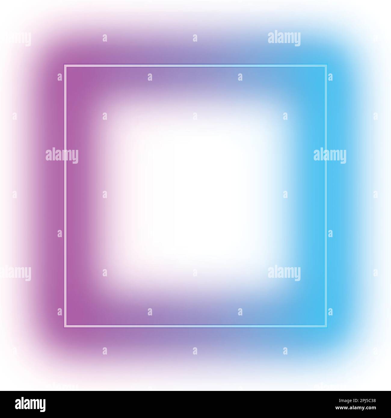 Blue red neon square Stock Vector Images - Alamy