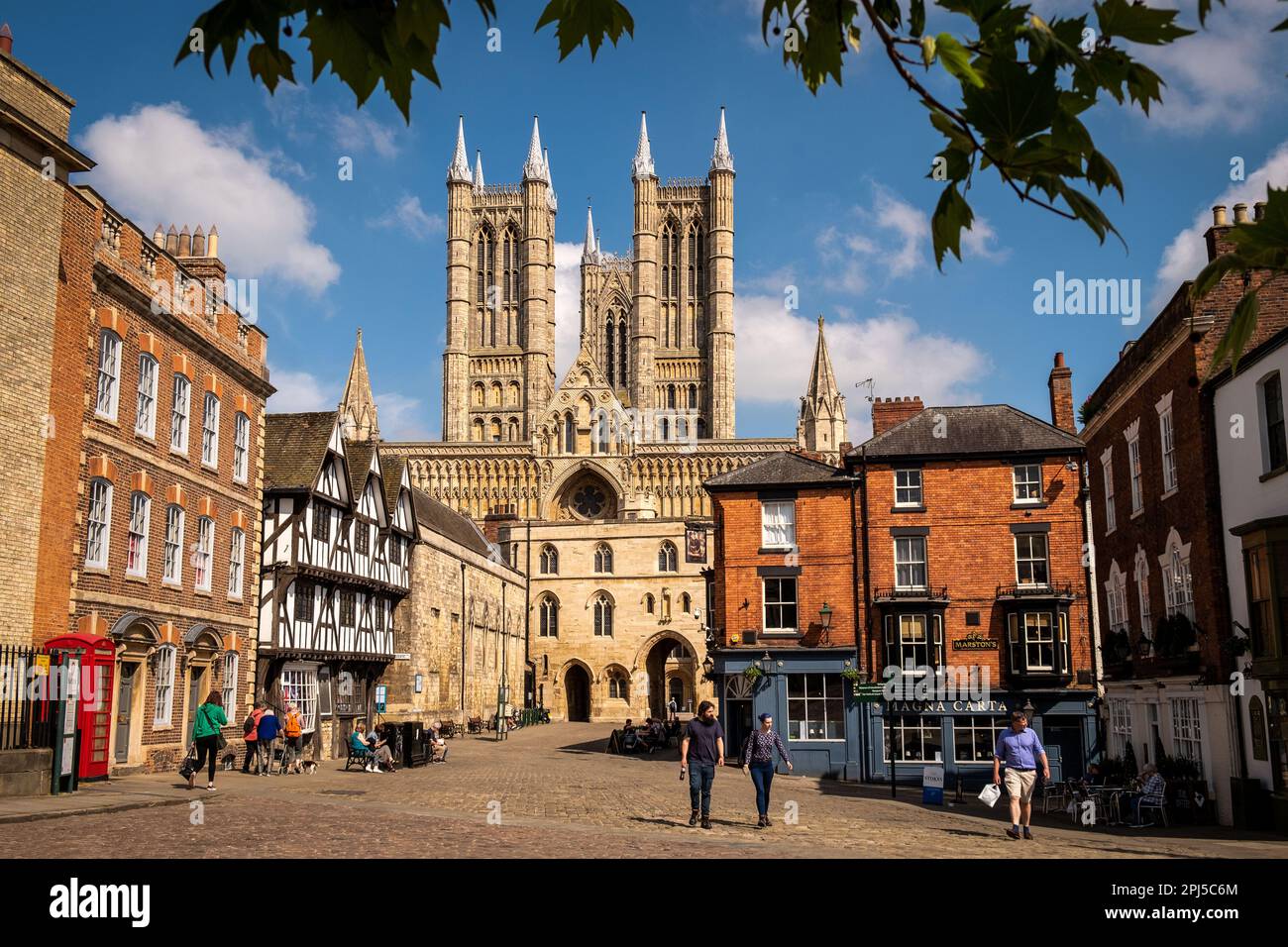 Lincoln Cathedral and Exchequer Gate, England, UK Stock Photo - Alamy