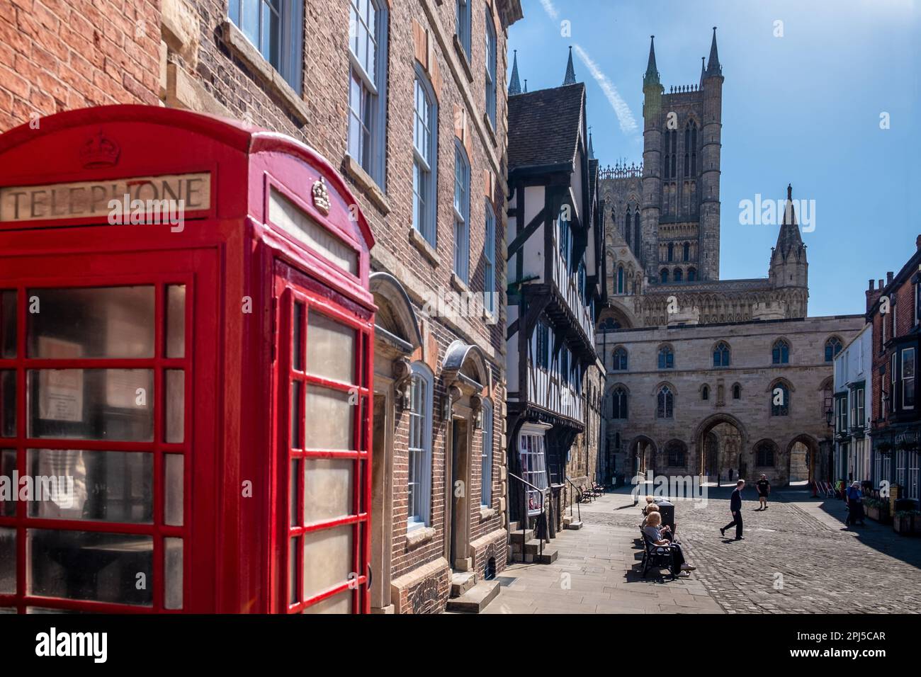 Lincoln Cathedral and Exchequer Gate, England, UK Stock Photo - Alamy