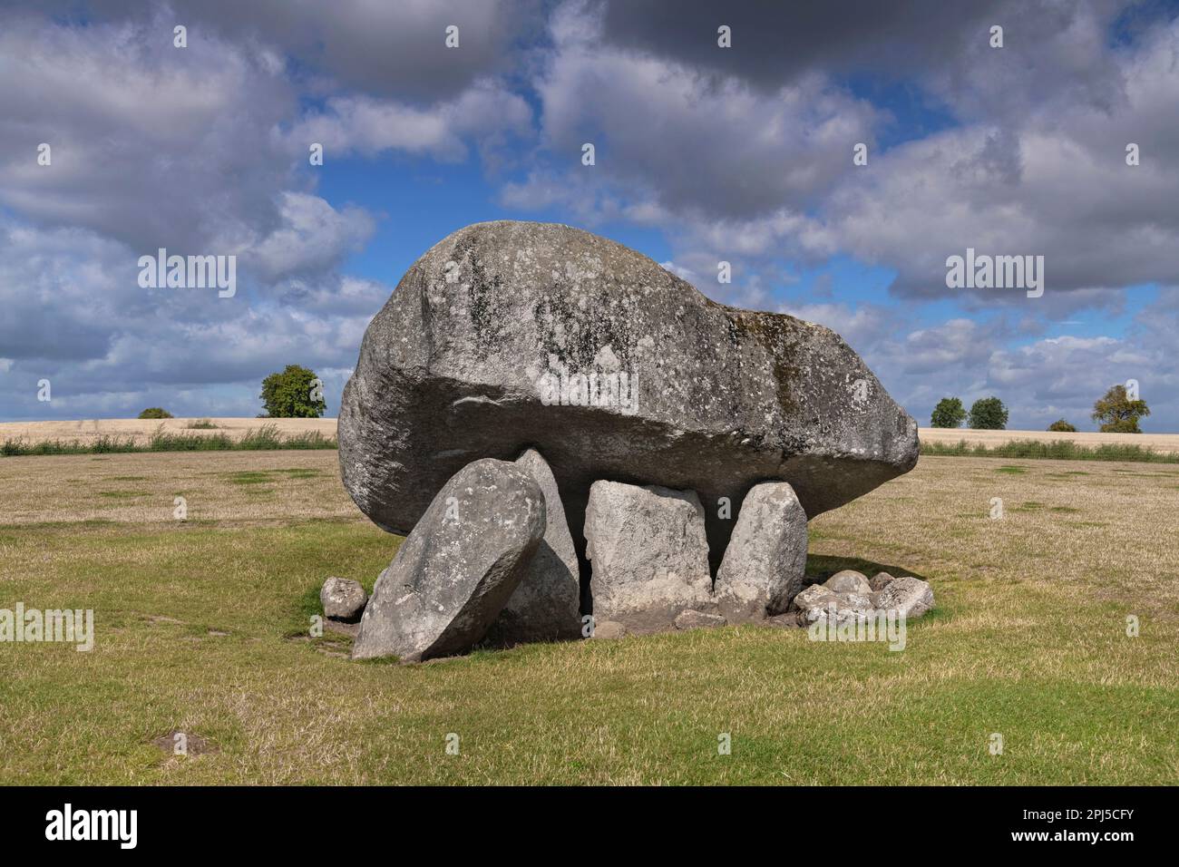 Ireland, County Carlow, Browneshill Dolmen which is a megalithic portal ...