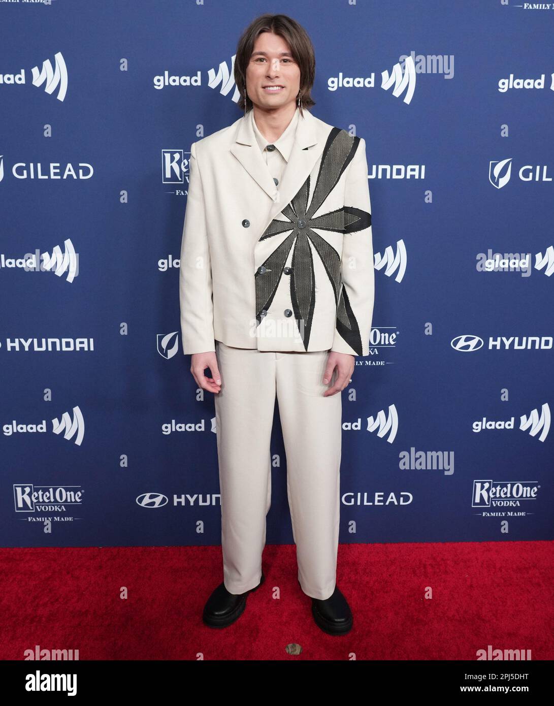 Phillip Forest Lewitski arrives at the 34th Annual GLAAD Media Awards ...