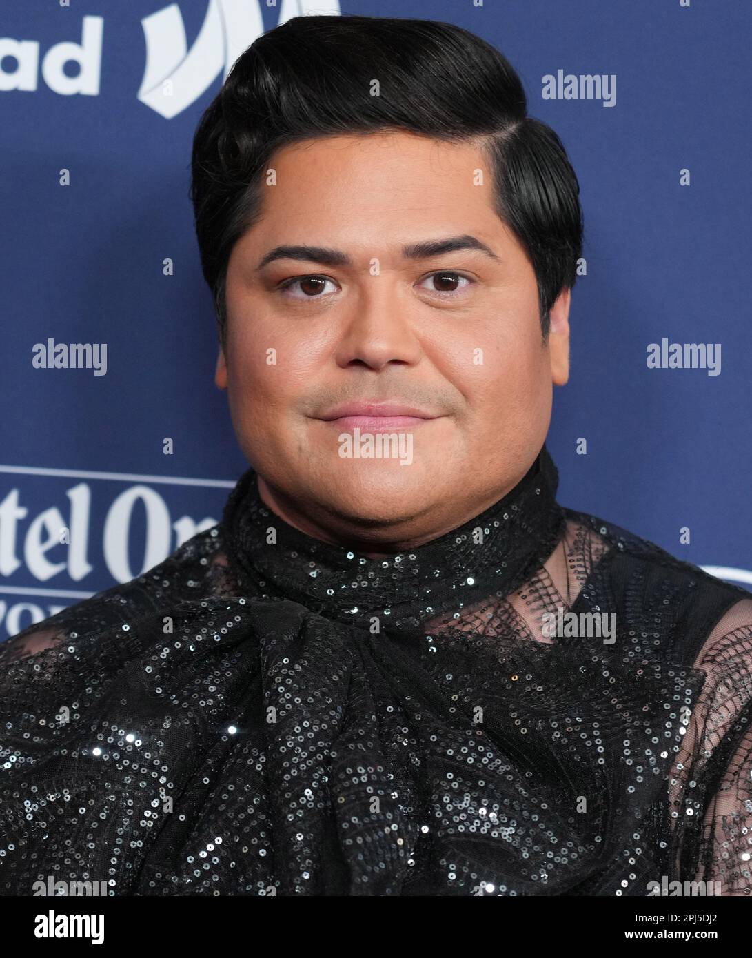 Harvey Guillén arrives at the 34th Annual GLAAD Media Awards held at ...