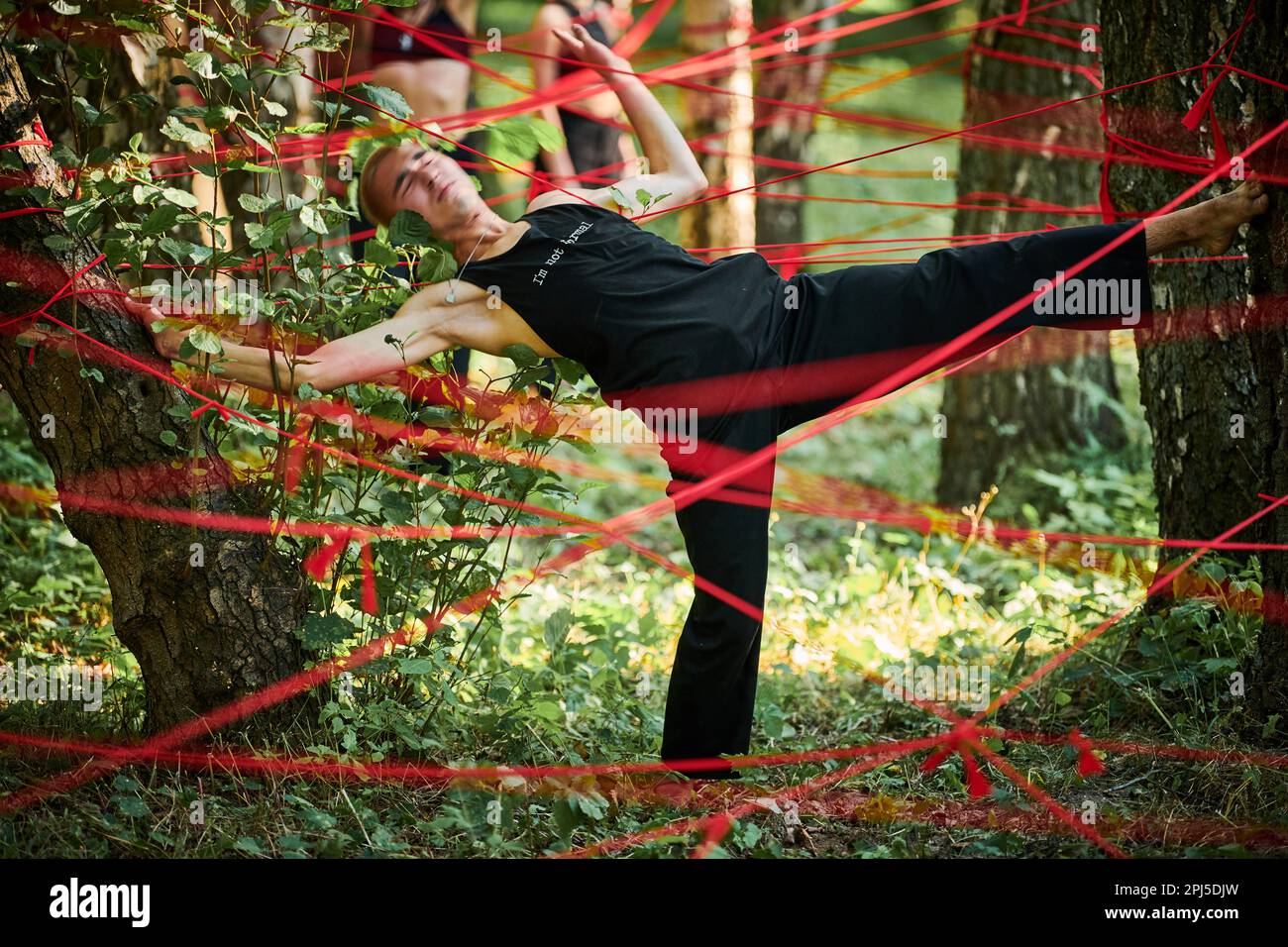 Svetlogorsk, Russia - 13.08.2022 - Performer male actor caught in red ...