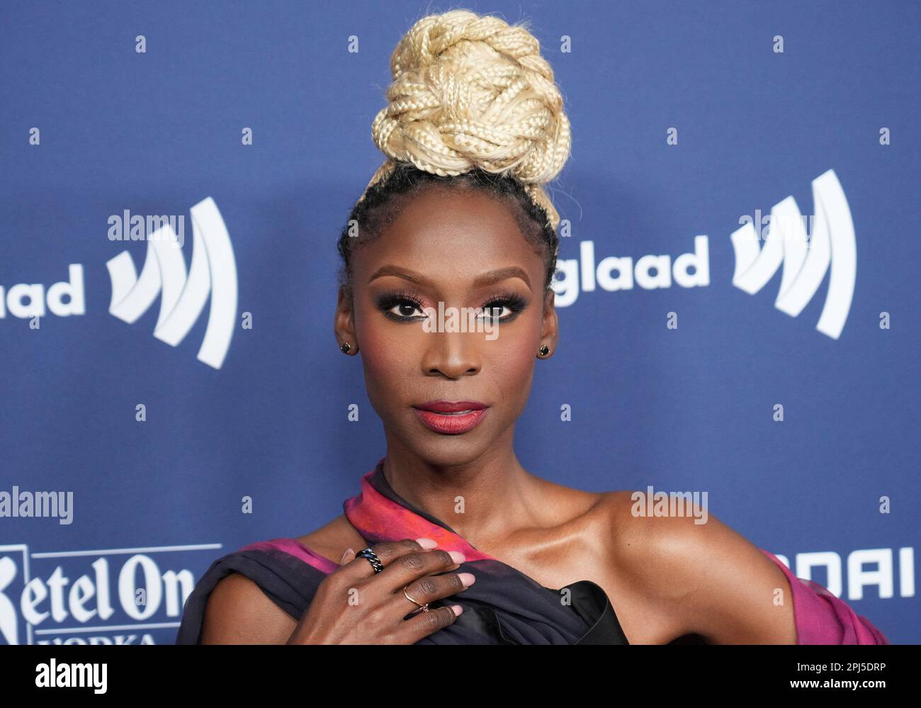 Angelica Ross arrives at the 34th Annual GLAAD Media Awards held at the ...