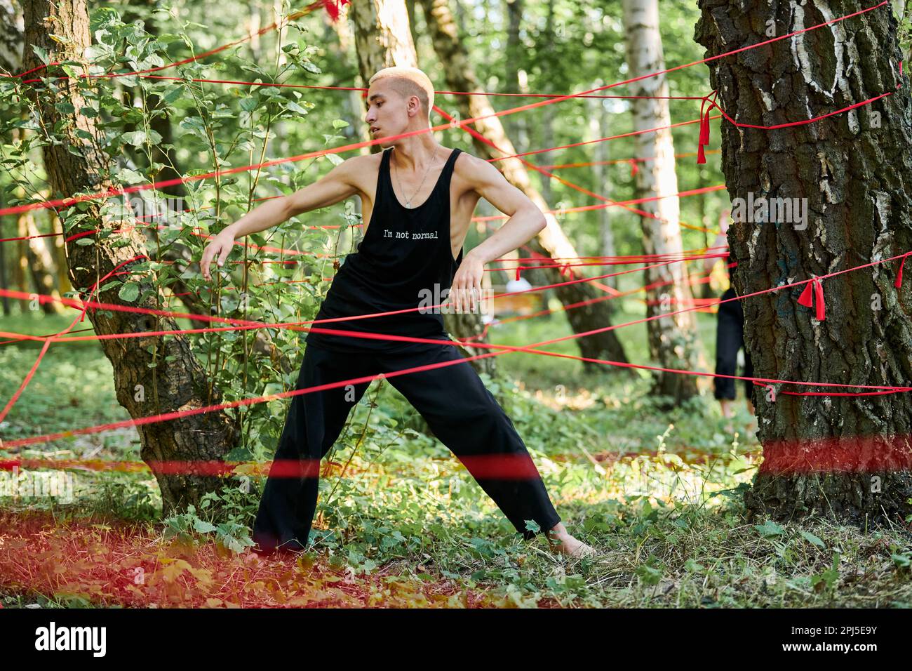 Svetlogorsk, Russia - 13.08.2022 - Performer male actor caught in red ...