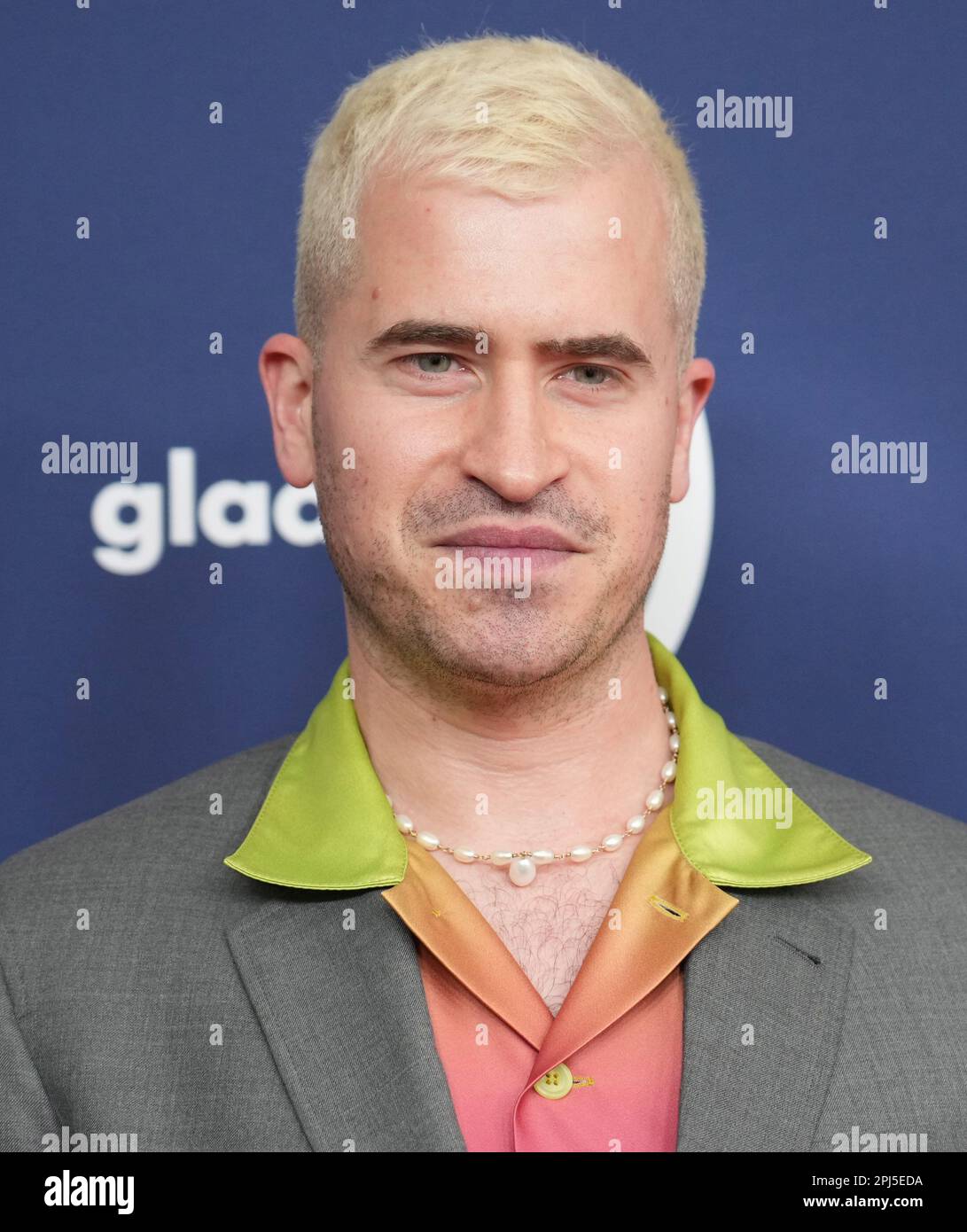 Los Angeles, USA. 30th Mar, 2023. Evan Ross Katz arrives at the 34th Annual GLAAD Media Awards ...