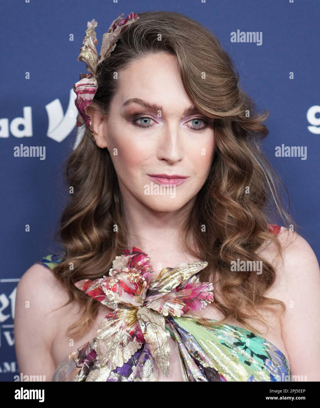 Los Angeles, USA. 30th Mar, 2023. Jamie Clayton arrives at the 34th Annual GLAAD Media Awards ...