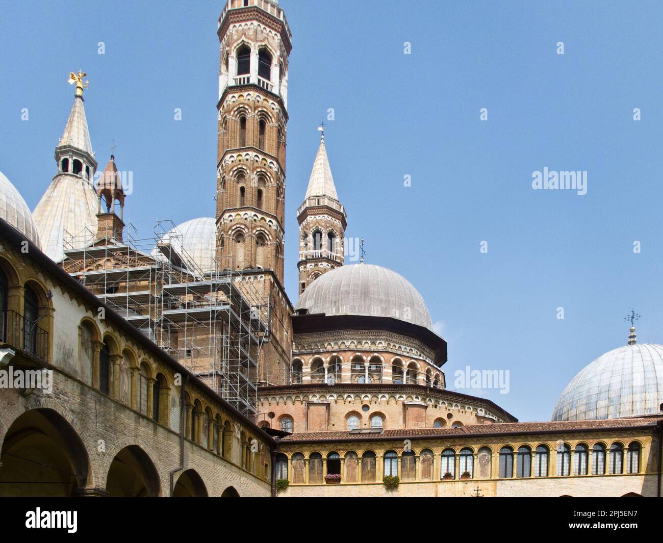 Basilica del Santo, Piazza del Santo, Padua, Italy. Cloister of the ...