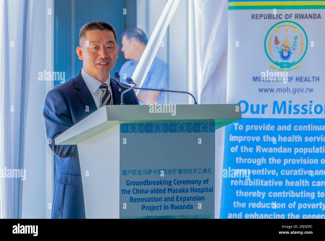Kigali, Rwanda. 30th Mar, 2023. Chinese Ambassador to Rwanda Wang ...