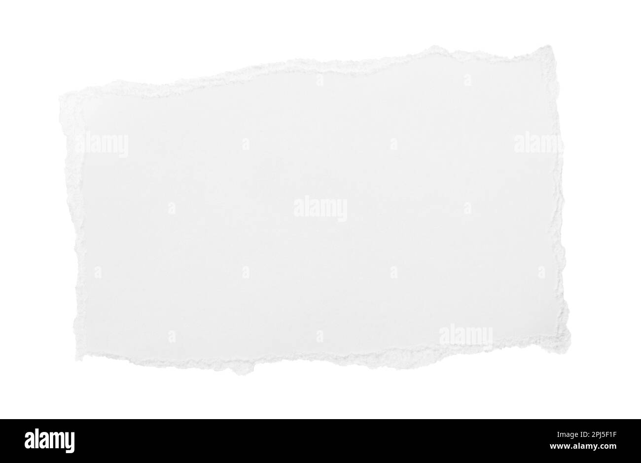 collection of white ripped pieces of paper on white background. each ...