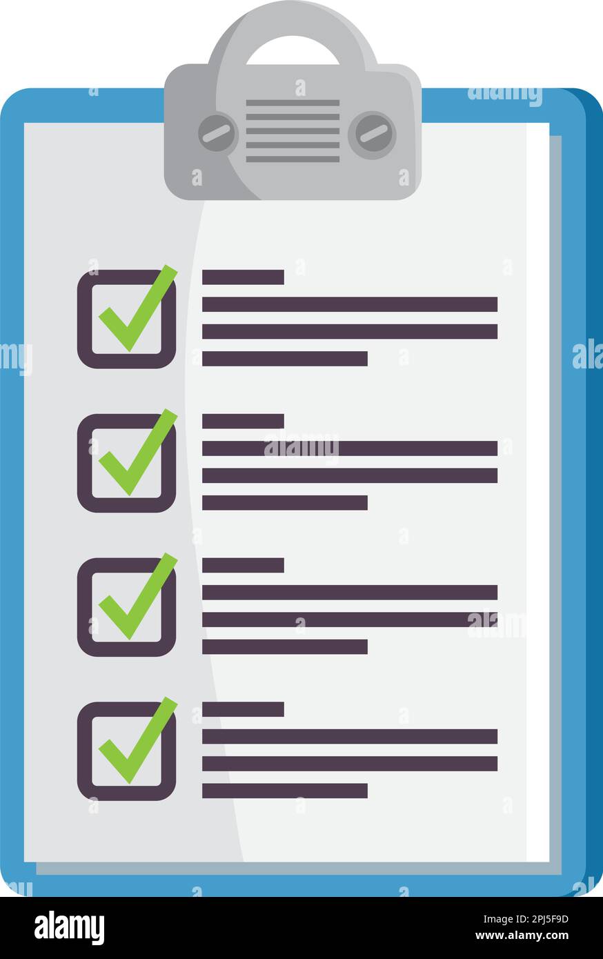 Flat checklist icon Stock Vector Image & Art - Alamy