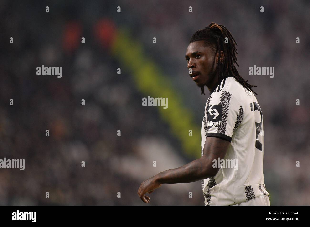 Moise Kean (Juventus) looks on during the UEFA Europa League round of ...