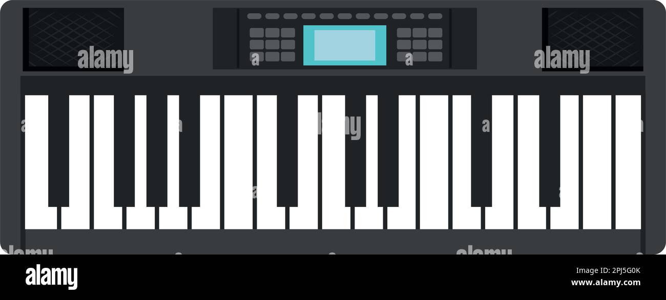 digital piano music instrument Stock Vector Image & Art - Alamy