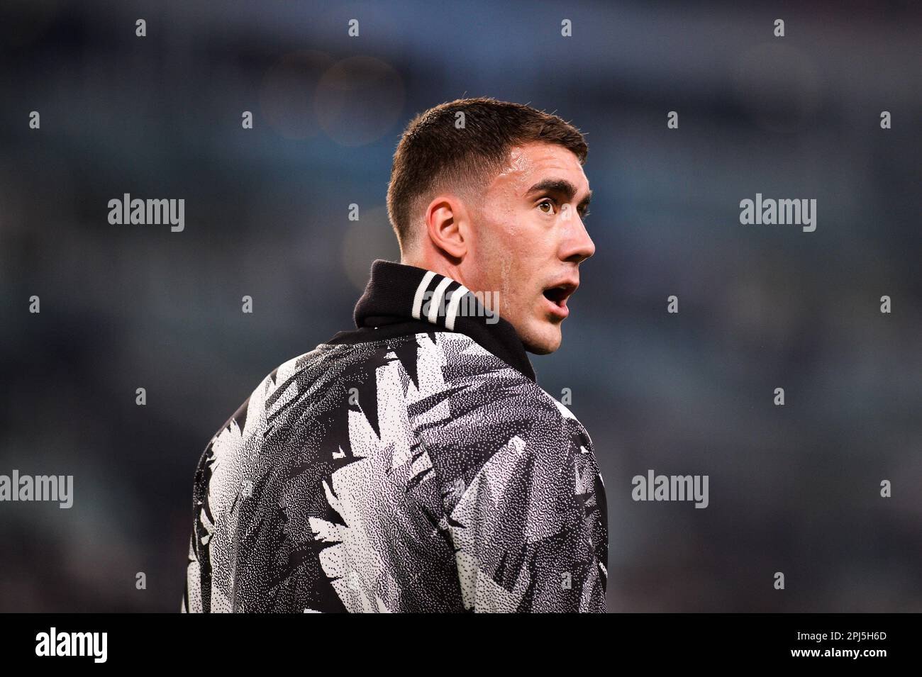 Dusan Vlahovic Juventus During The Uefa Europa League Round Of 16