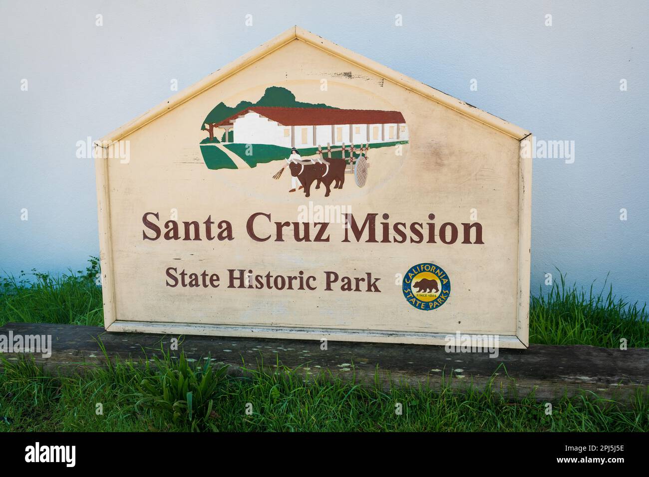 Santa Cruz Mission Historic Park in California Stock Photo - Alamy