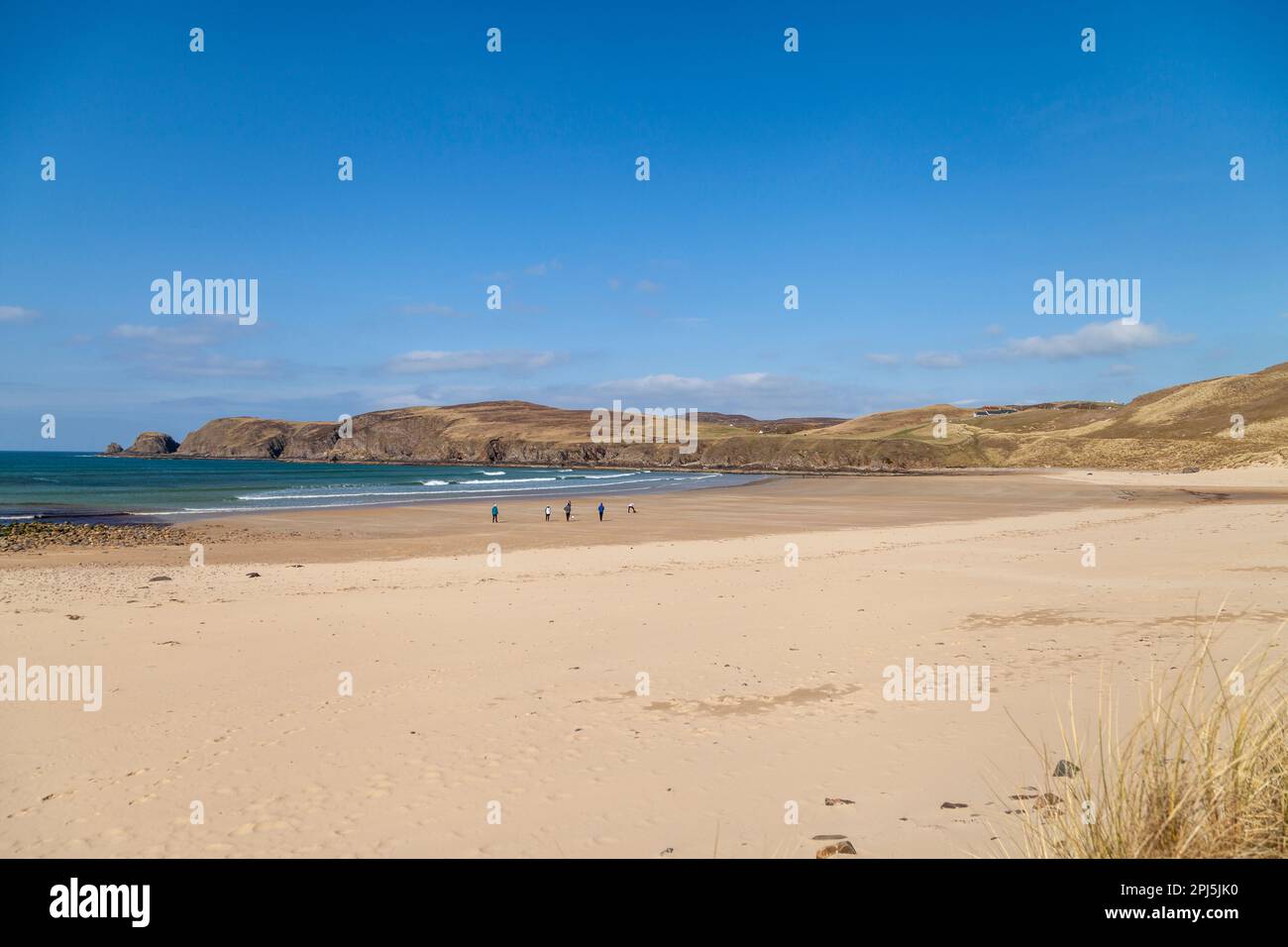 A sunny day on Farr Beach along the North Coast 500 near Bettyhill ...