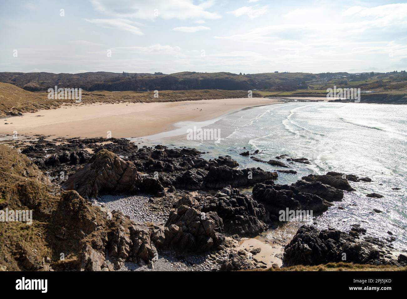Farr Bay near Bettyhill in the Scottish Highlands Stock Photo - Alamy