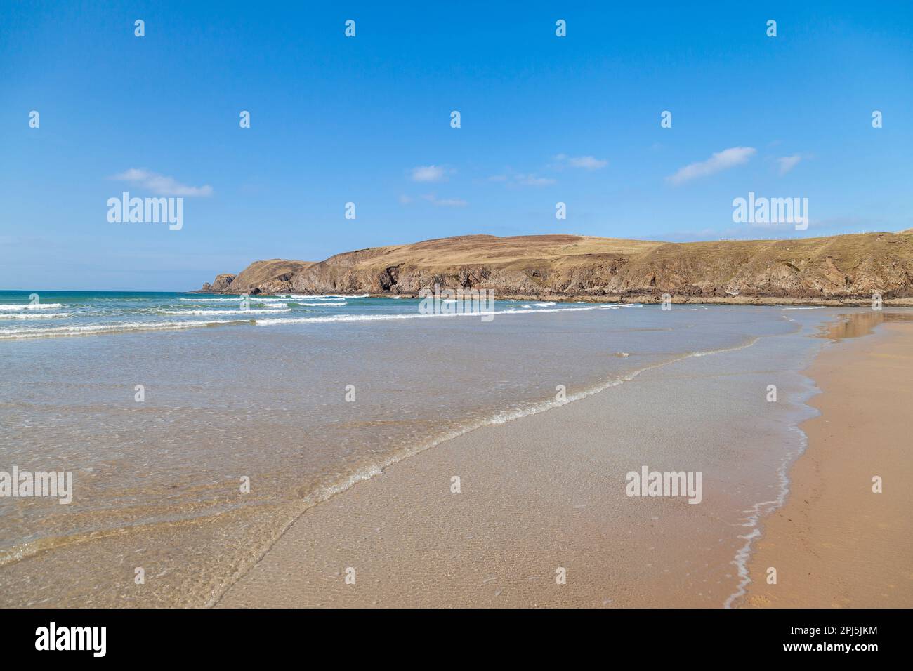 A sunny day on Farr Beach along the North Coast 500 near Bettyhill ...