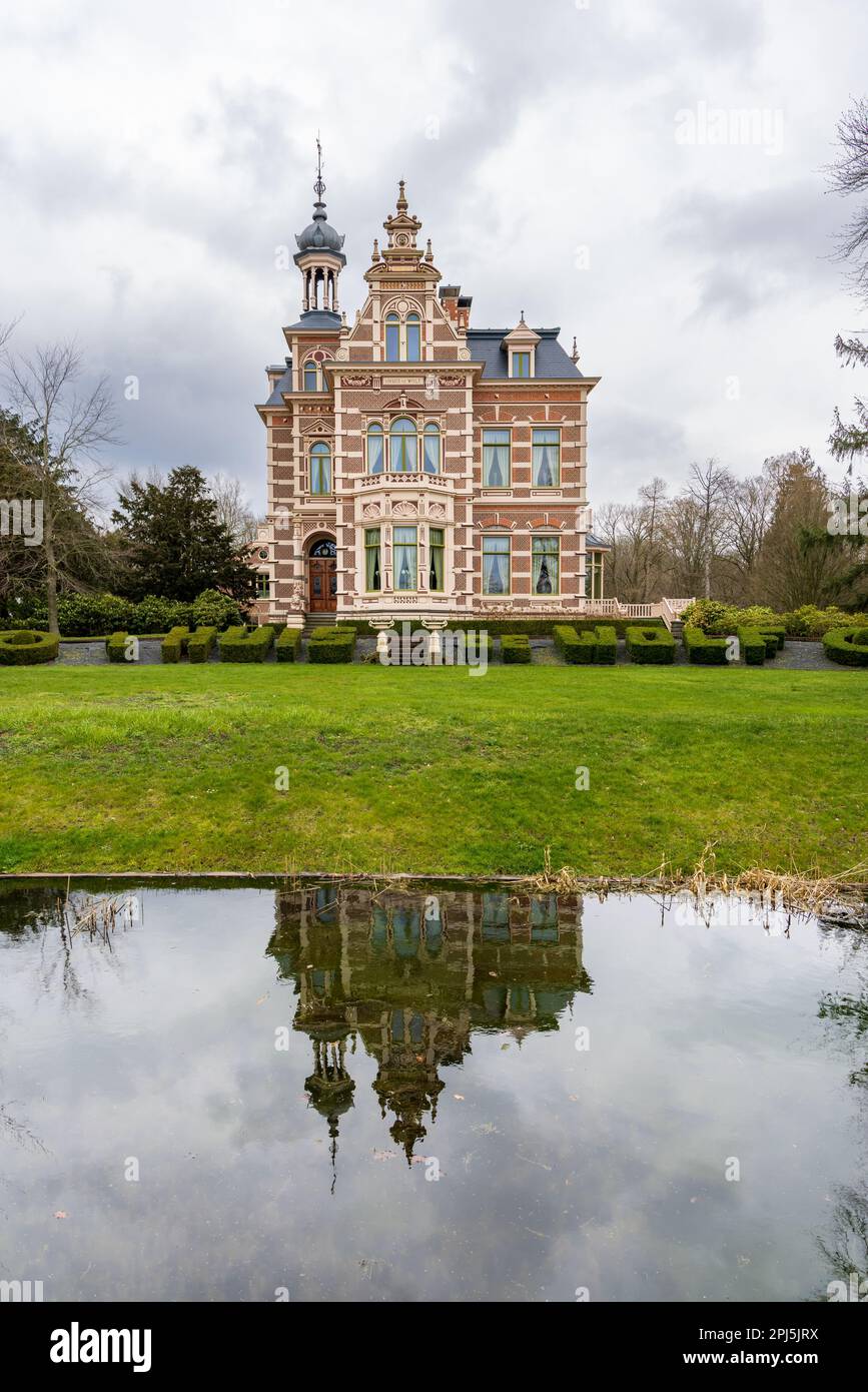 Haren, The Netherlands - March 20, 2023: Mansion House De Wolf in Haren ...