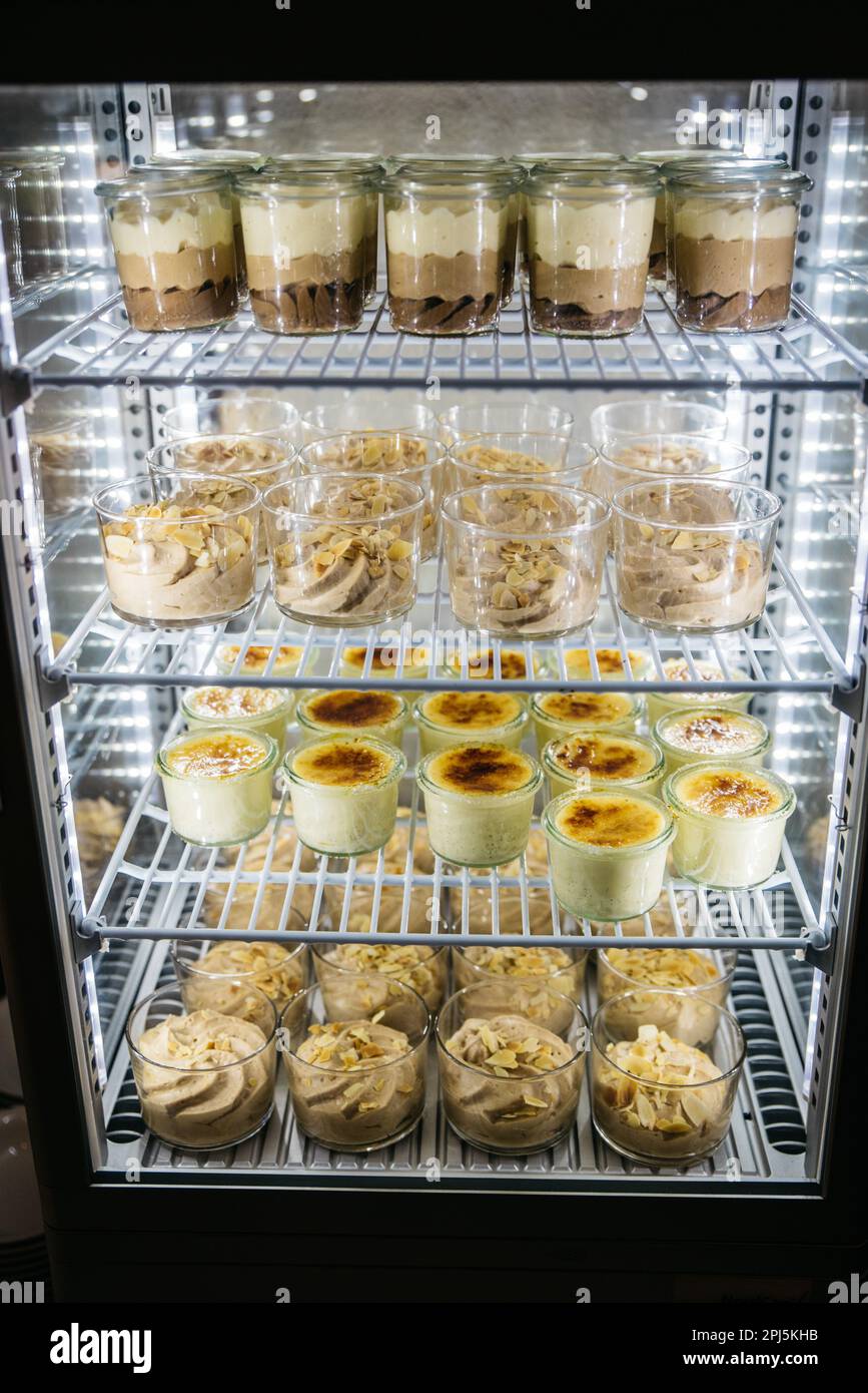 A selection of freshly-baked cakes, desserts and treats are showcased ...